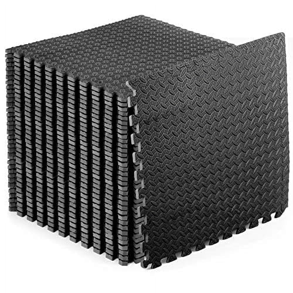 EDX 24 inch EVA Foam Tiles, 36P Puzzle Exercise Mat for Home Gym & Flo