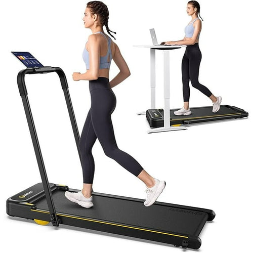 edx 198 lbs Portable Folding Treadmill, 3.0 HP Foldable Compact Treadm