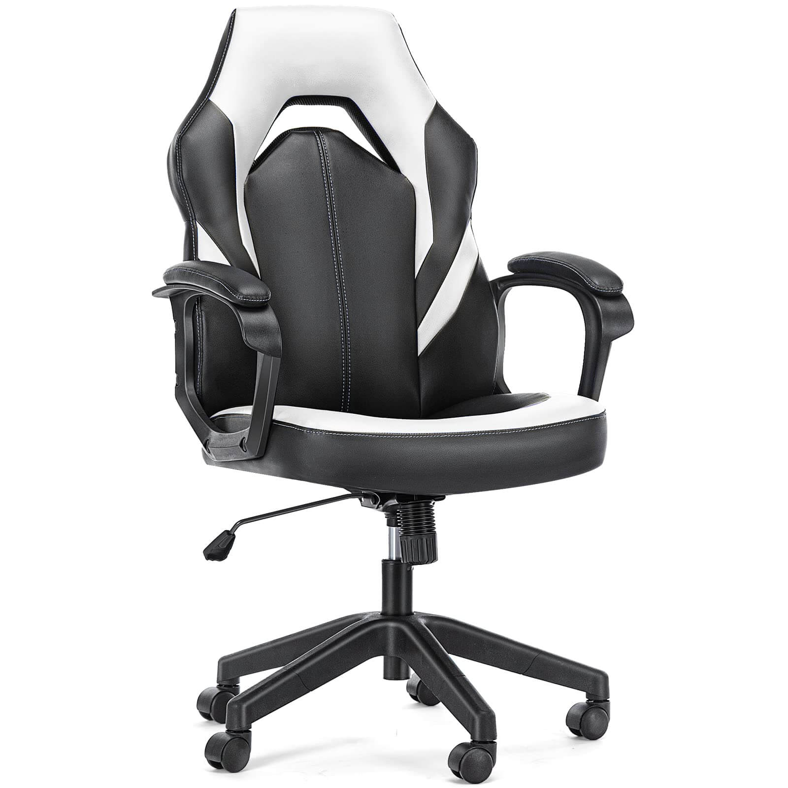 edx PU Leather Ergonomic Office Chair Swivel Computer Gaming Chair wit